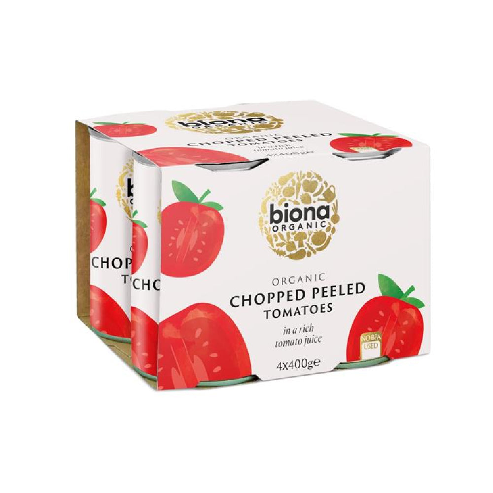 Biona Organic Chopped Tomatoes | Evergreen Healthfoods
