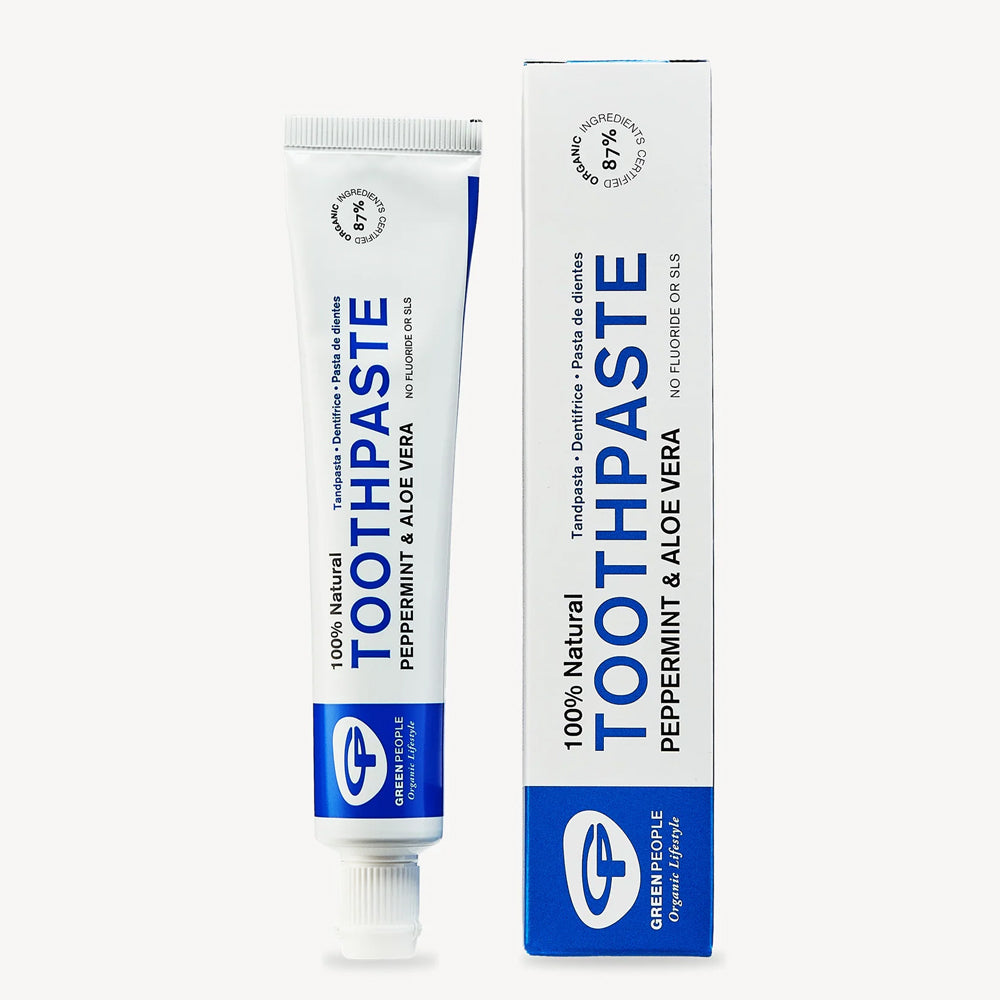 Green People Peppermint & Aloe Vera Toothpaste | Evergreen