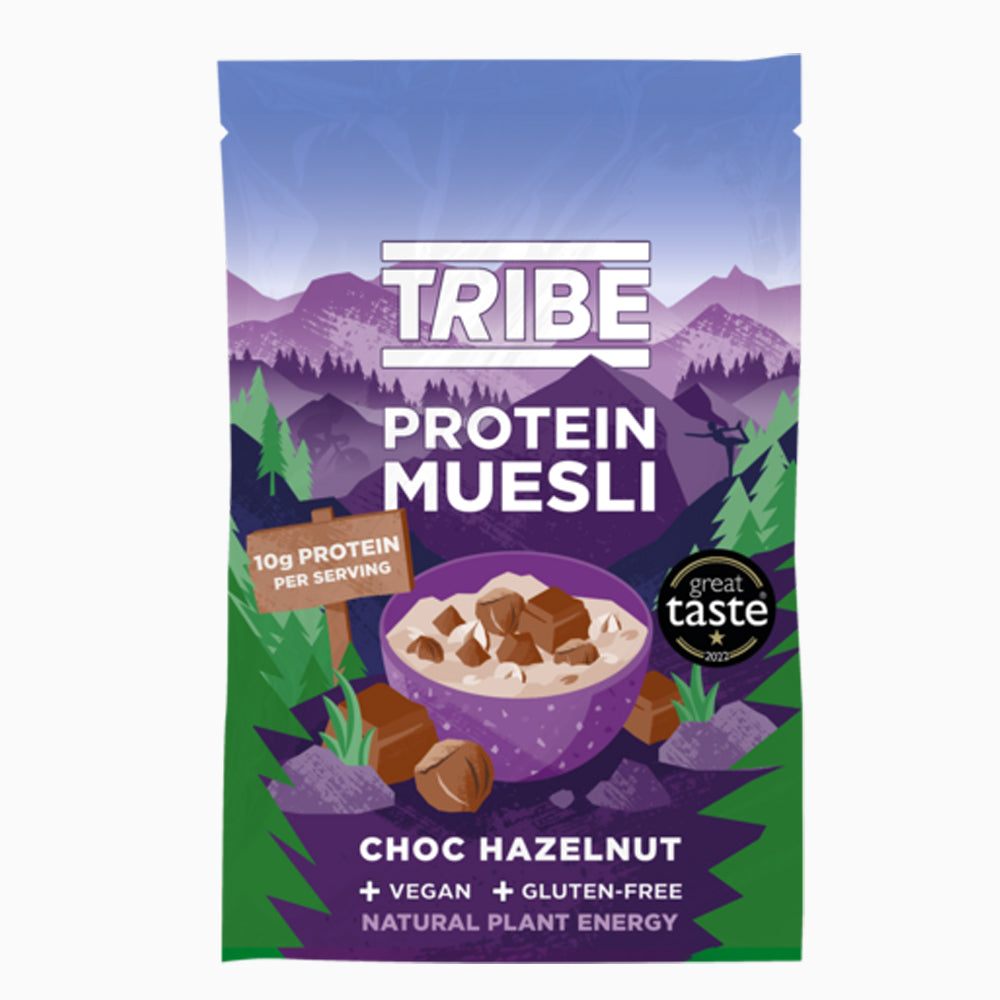 Tribe Protein Muesli - Choc & Hazelnut | Evergreen
