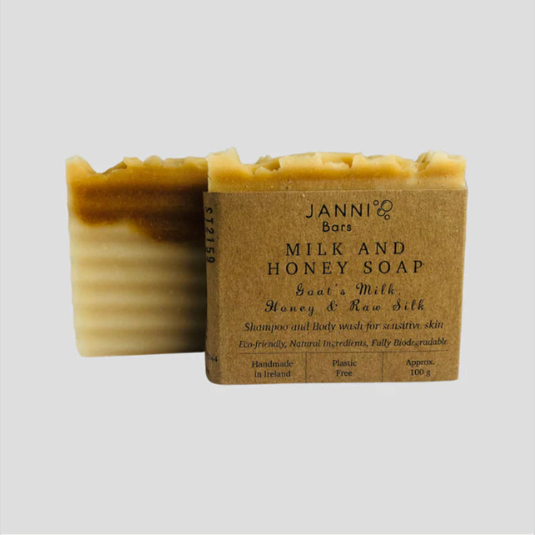 Janni Milk & Honey Soap Bar | Evergreen Healthfoods