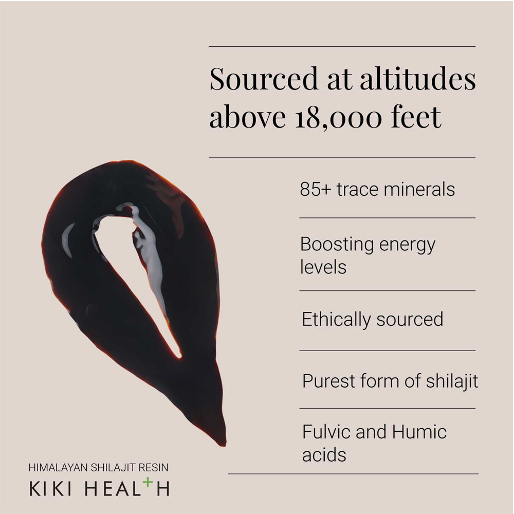 Kiki Health Himalayan Shilajit Resin | Evergreen Healthfoods