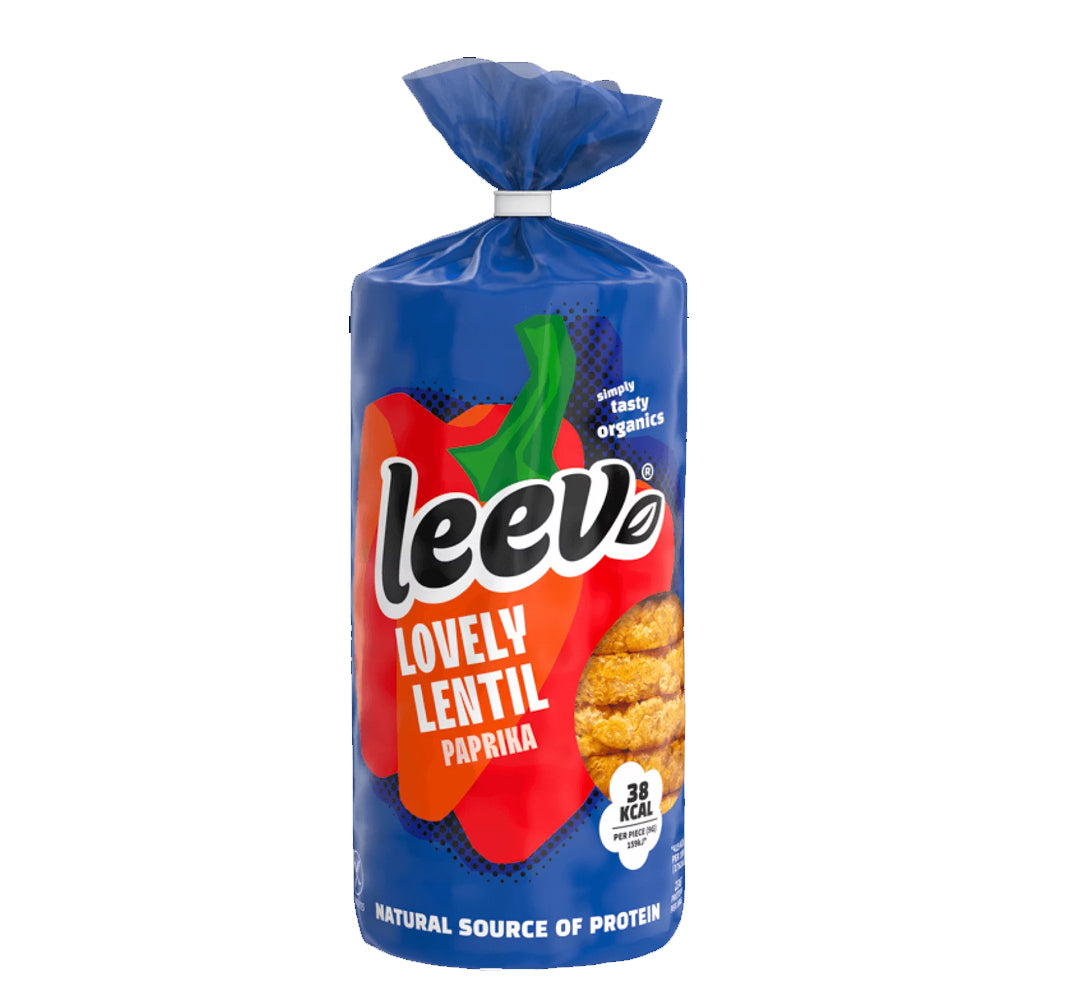 Leev Lovely Organic Paprika Lentil Cakes | Evergreen