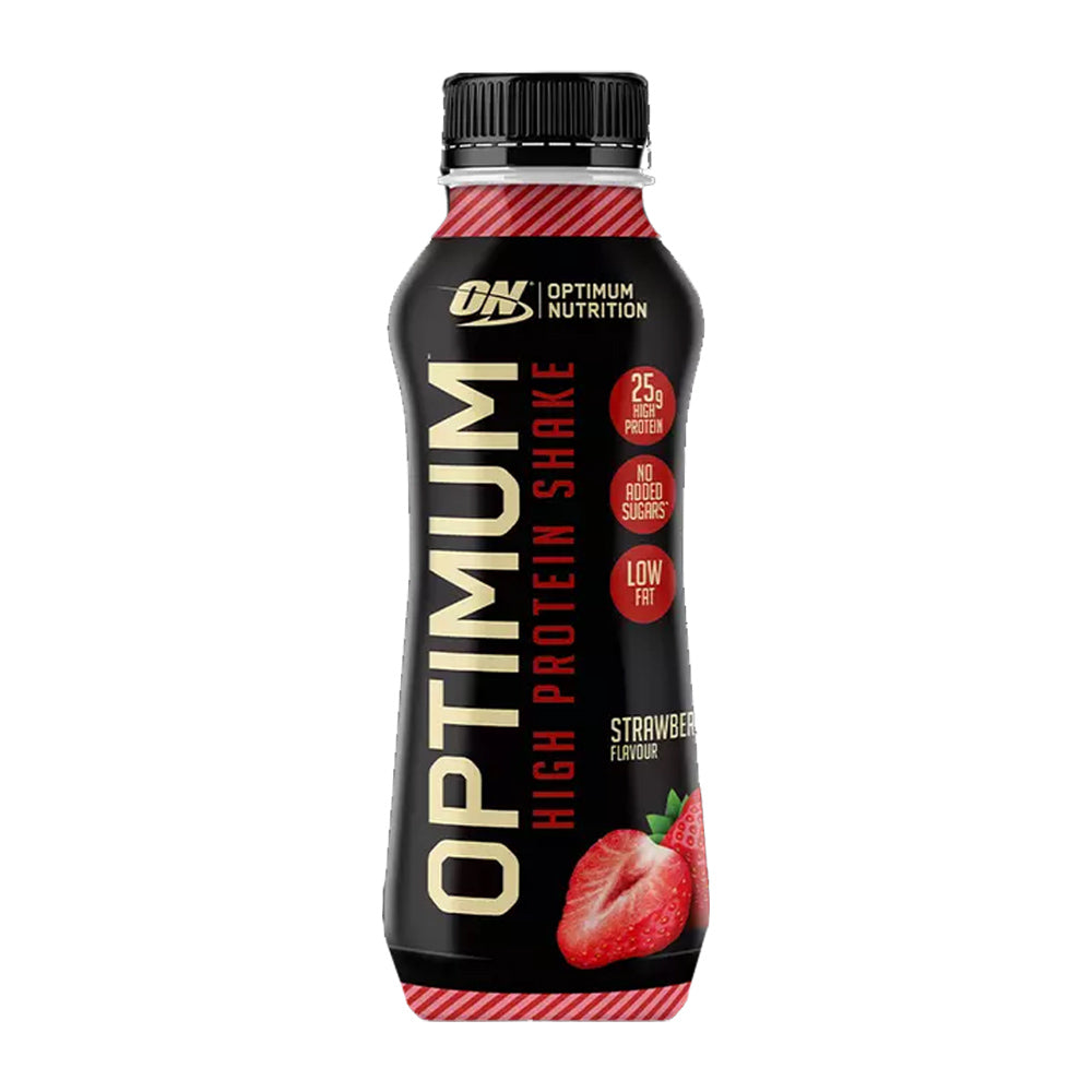 Optimum Nutrition High Protein Strawberry Shake | Evergreen