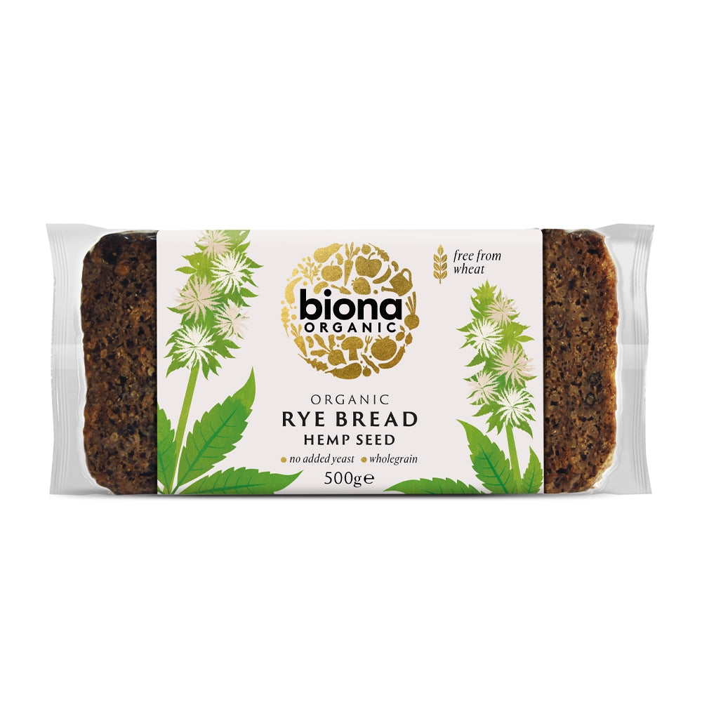 Biona Organic Rye Bread with Hempseed | Evergreen