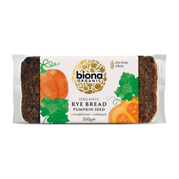 Biona Organic Rye Bread with Pumpkin Seed | Evergreen