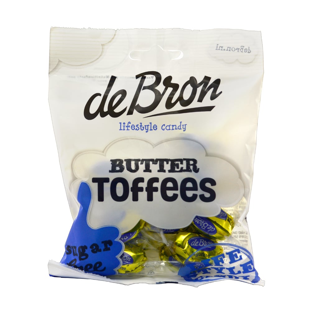 De Bron Sugar Free Butter Toffee | Evergreen Healthfoods