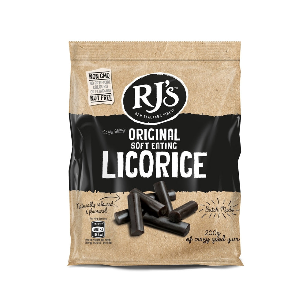RJ's Original Soft Eating Licorice | Evergreen Healthfoods