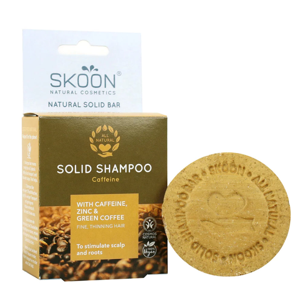 Skoon Caffeine Solid Shampoo Bar | Evergreen Healthfoods