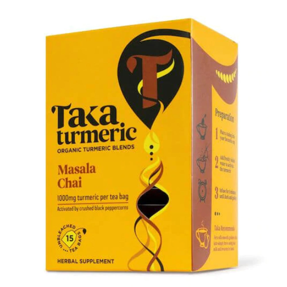 Taka Turmeric Organic Masala Chai Tea | Evergreen